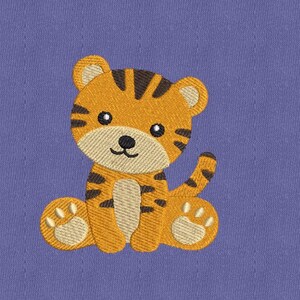 Cute Baby Tiger Embroidery Design, Animal Embroidery Design, Machine ...
