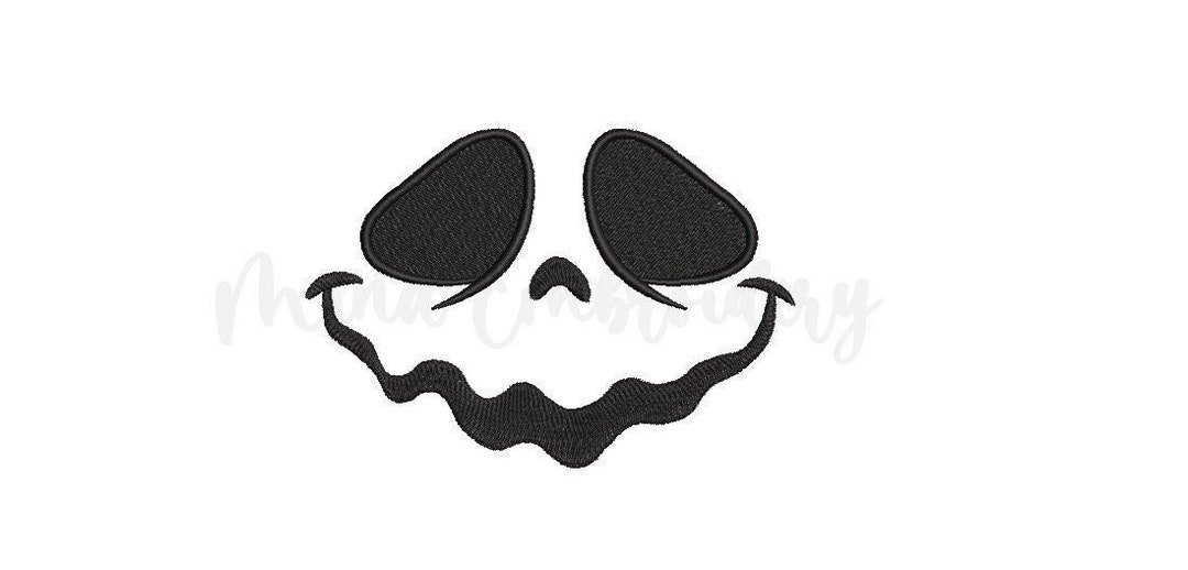 Scary Ghost Face Embroidery Design, Machine Embroidery Design, 6 Sizes ...