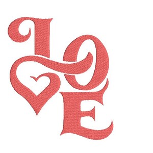 Love Embroidery Design, Valentine Embroidery Design, Machine Embroidery ...