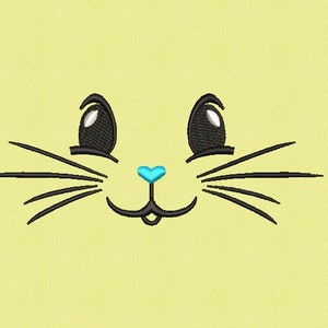 Cute Boy Bunny Face Embroidery Design, Easter Embroidery Design ...
