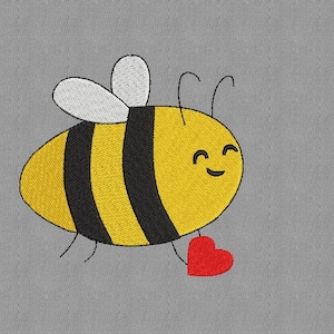 Cute Baby Bee Embroidery Design, Animal Embroidery Design, Animal ...