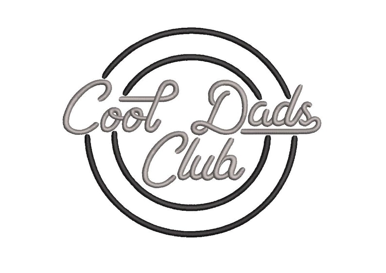 Cool Dads Club Embroidery Design, Machine Embroidery Design, 5 Sizes ...