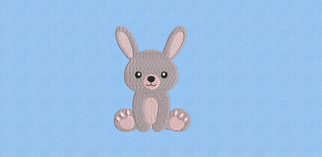 Baby Rabbit Embroidery Design, Animal Embroidery Design, Machine ...