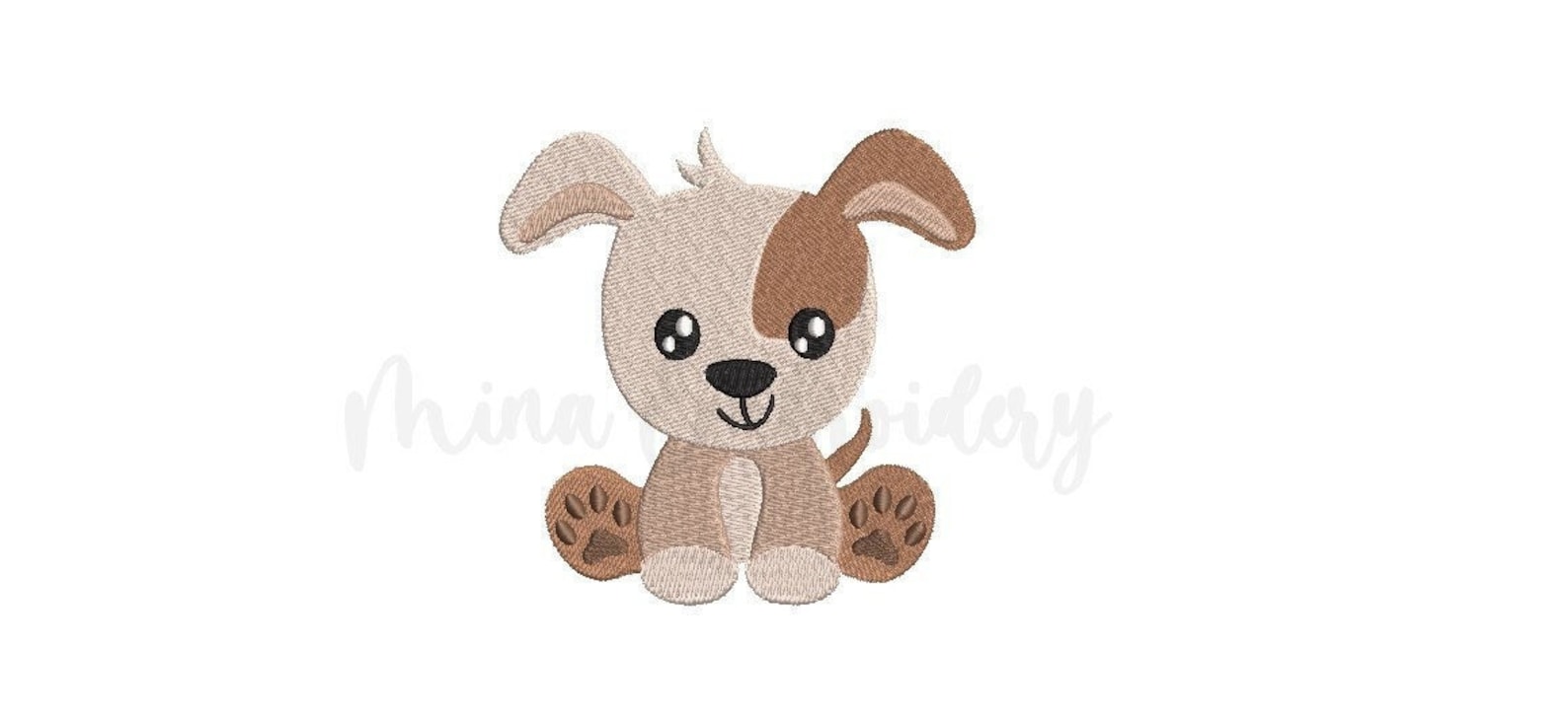 Puppy Embroidery Design, Animal Embroidery Design, Machine Embroidery ...