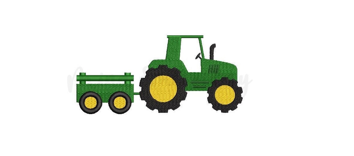 Farm Tractor Embroidery Design Machine Embroidery Design 5 - Etsy