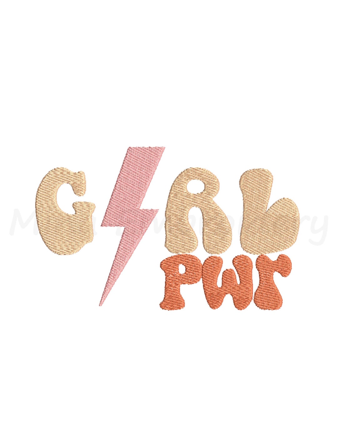 Girl Power Embroidery Design, Machine Embroidery Design, 6 Sizes ...