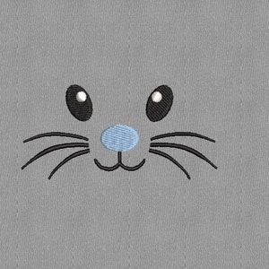 Baby Boy Bunny Face Embroidery Design, Easter Embroidery Design ...