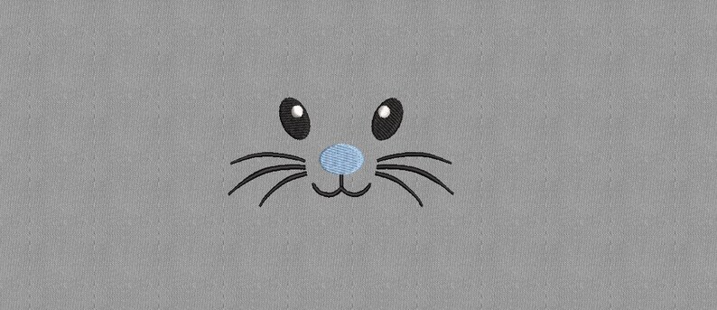 Baby Boy Bunny Face Embroidery Design Easter Embroidery - Etsy