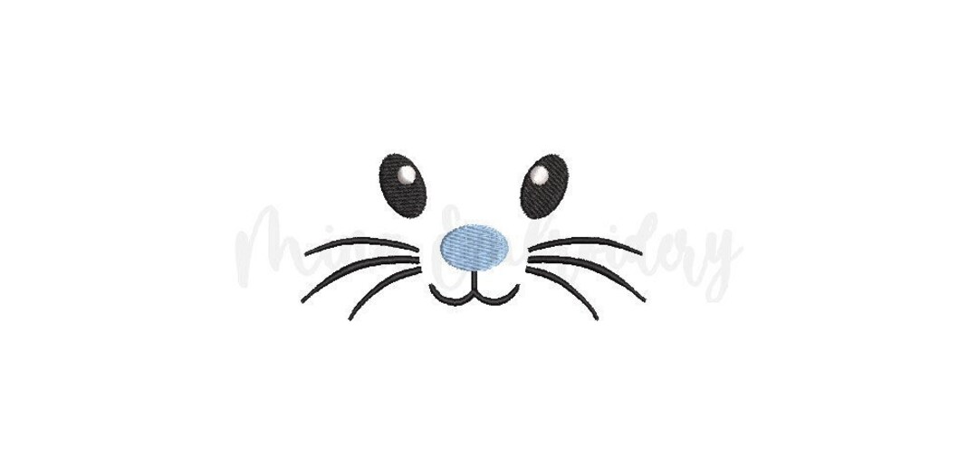 Baby Boy Bunny Face Embroidery Design, Easter Embroidery Design ...