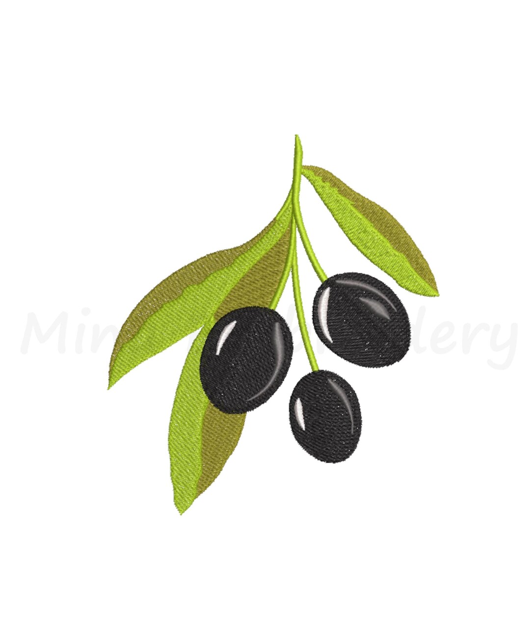 Olive Branch Embroidery Design, Machine Embroidery Design, 5 Sizes ...