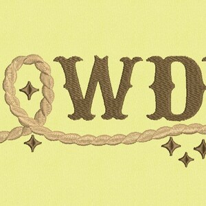 Howdy Embroidery Design, Western Embroidery Design, Machine Embroidery ...
