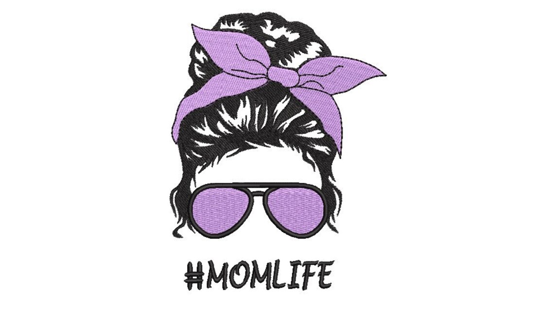 Mom Life Embroidery Design Woman Embroidery Design Machine - Etsy