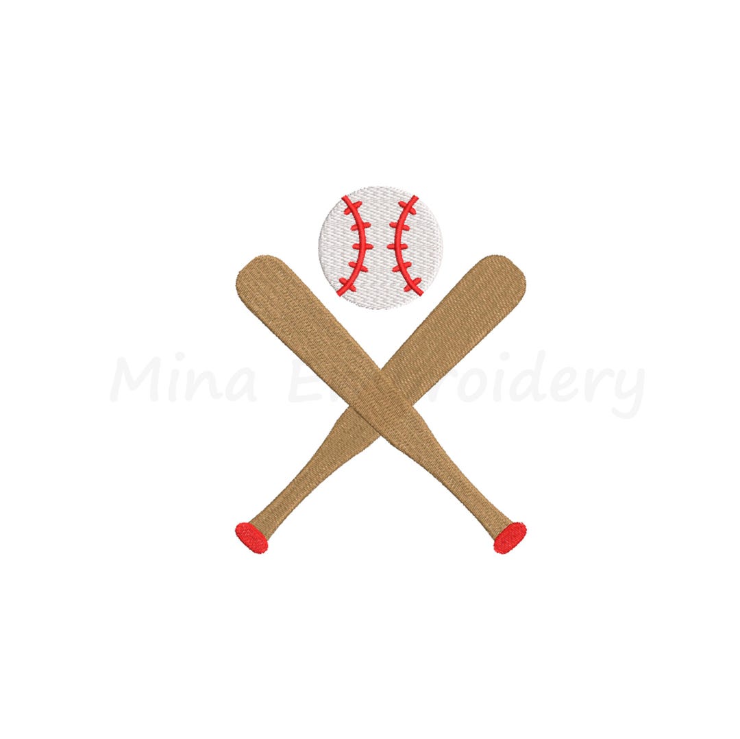 Baseball Embroidery Design: Sport Machine Embroidery (5 Sizes) (instant ...