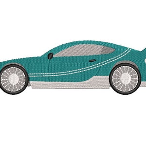 Sport Car Embroidery Design, Race Car Embroidery Design, Machine ...