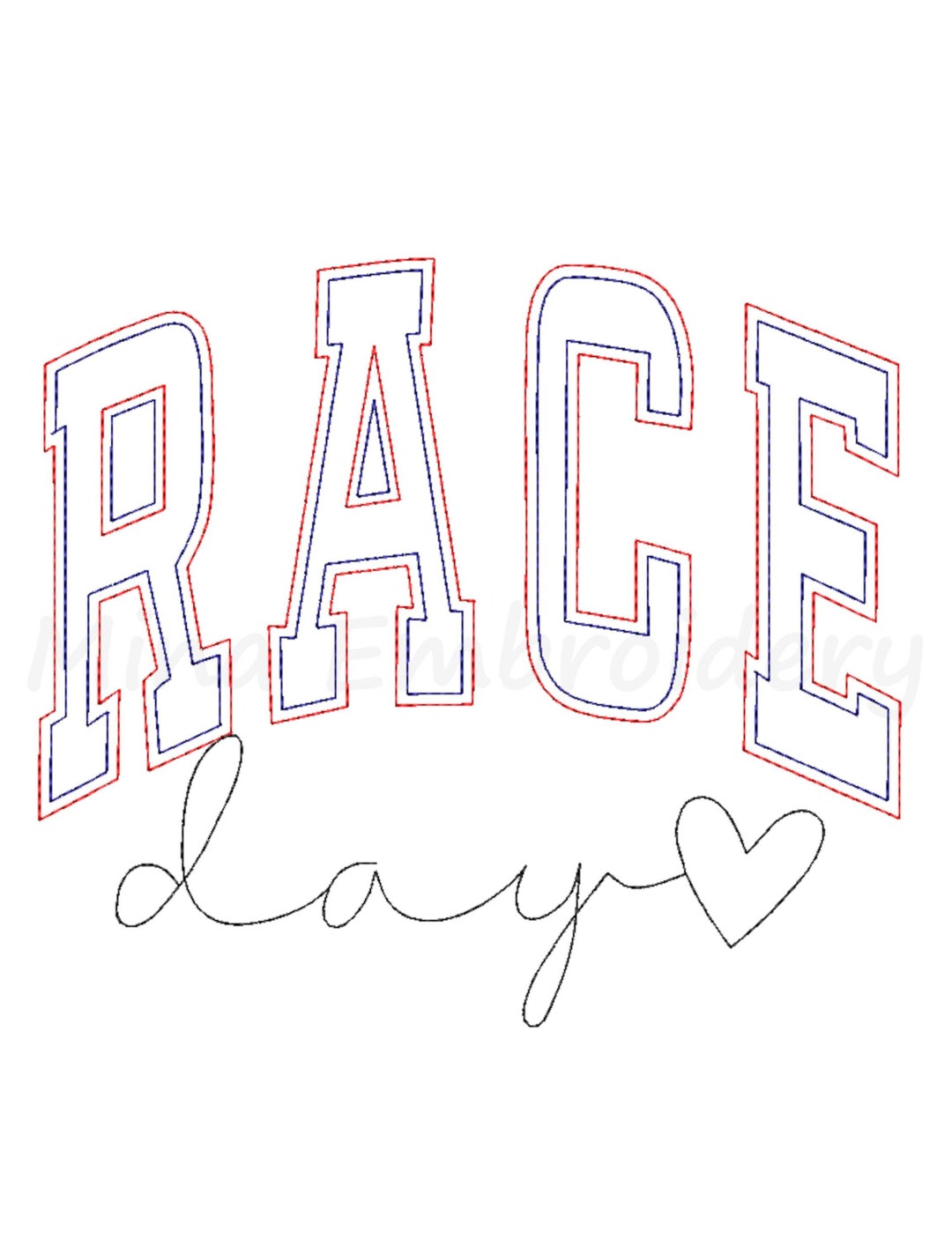 Race Day Embroidery Design, Race Car Embroidery Design, Machine ...