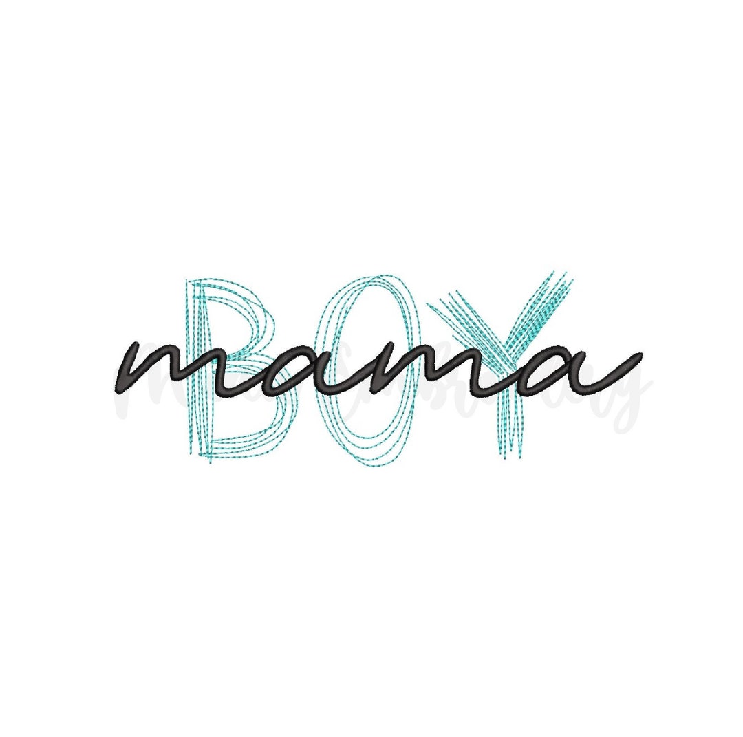Boy Mama Embroidery Design, Machine Embvroidery Design, 6 Sizes ...