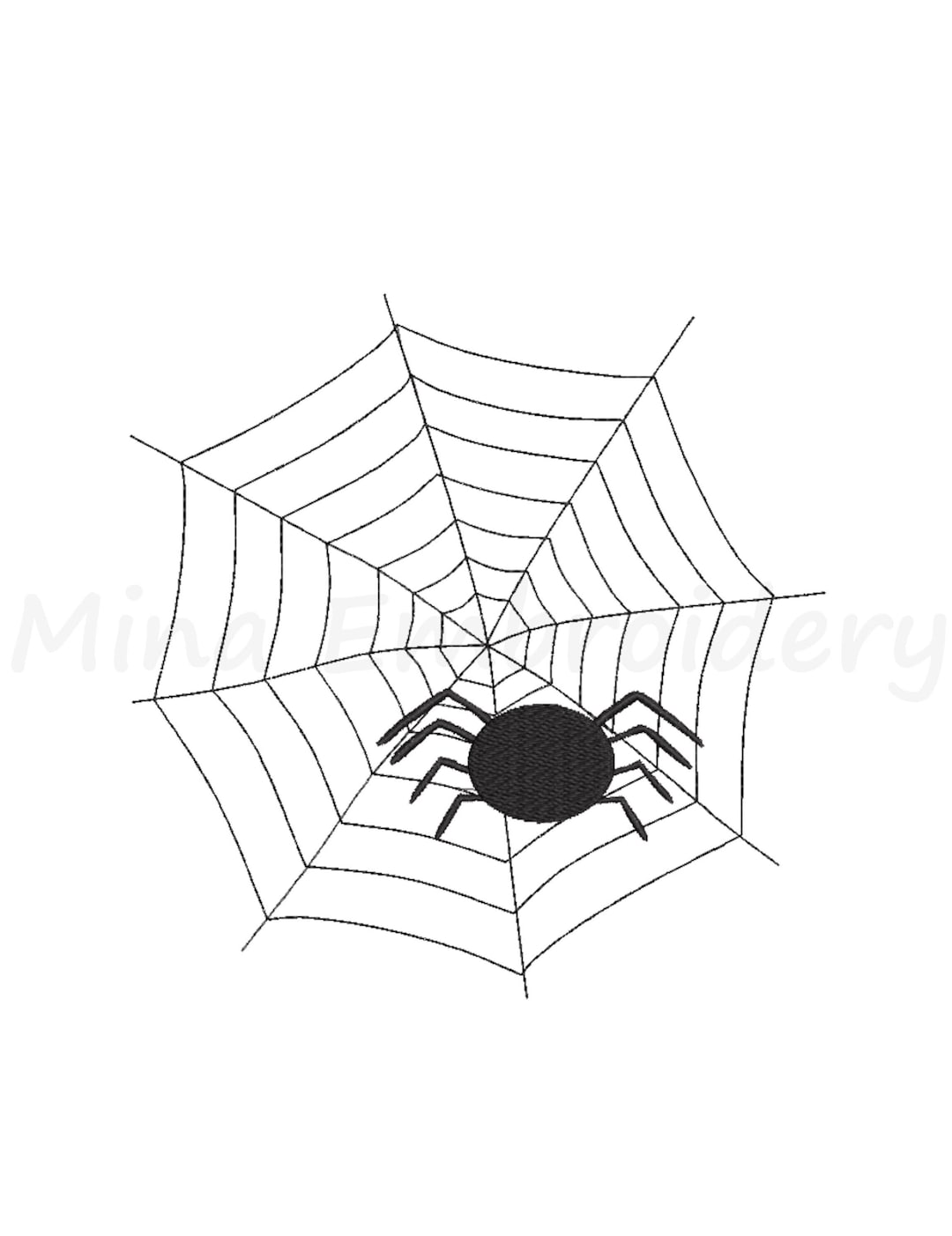 Halloween Embroidery Design, Spider Web Embroidery Design, Machine ...