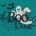 Boo Crew Embroidery Design, Halloween Ghost Embroidery Design, Machine ...
