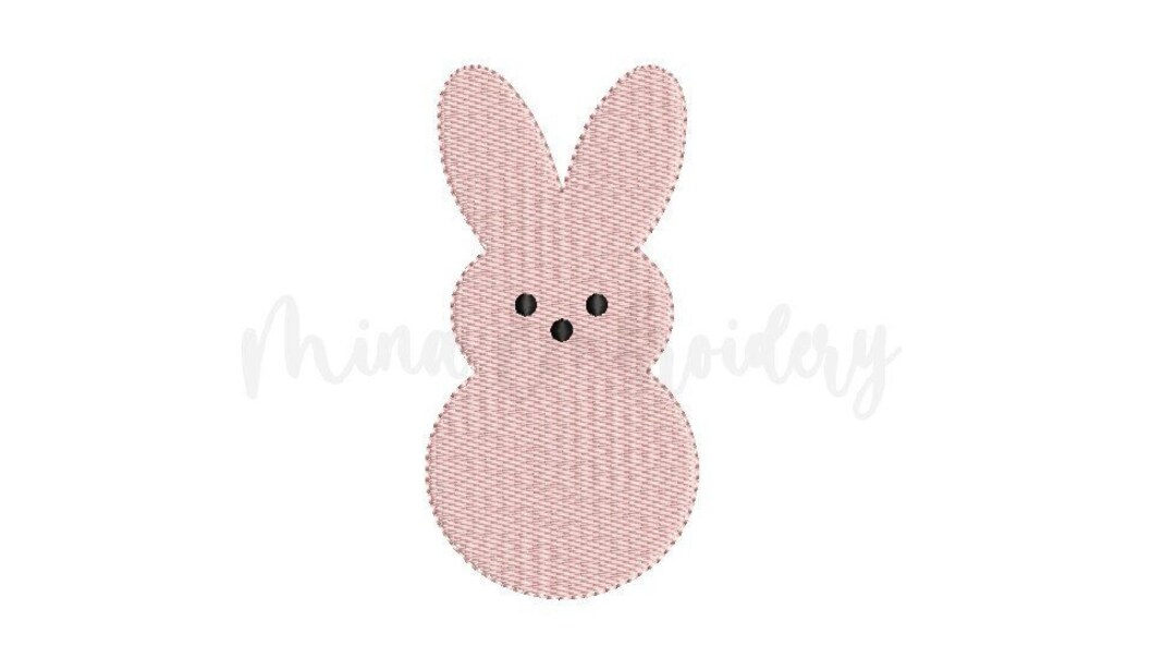 MINI Easter Bunny Embroidery Design, Baby Bunny Embroidery Design ...