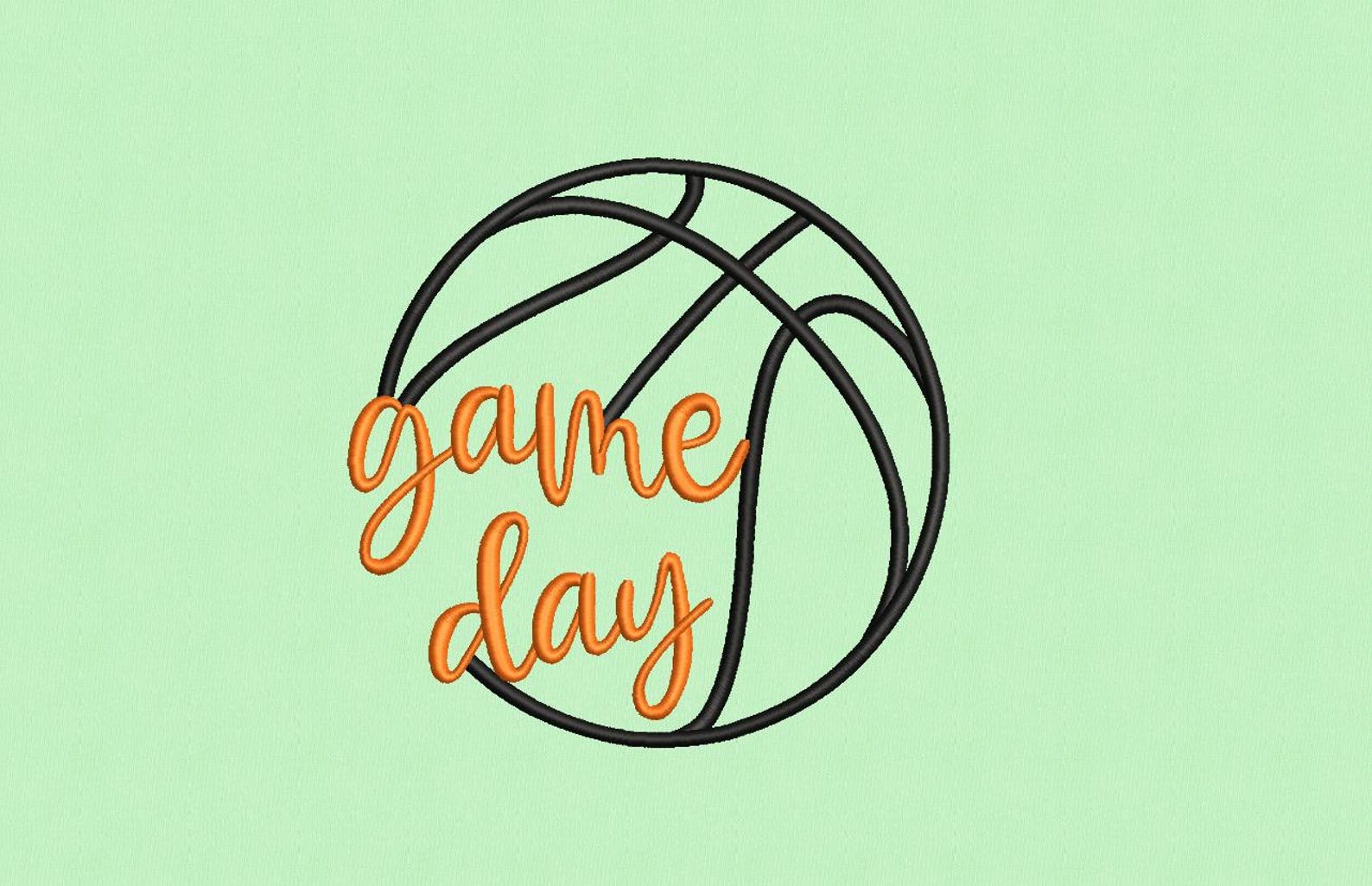 Basketball Game Day Embroidery Design, Sport Embroidery Design, Machine ...