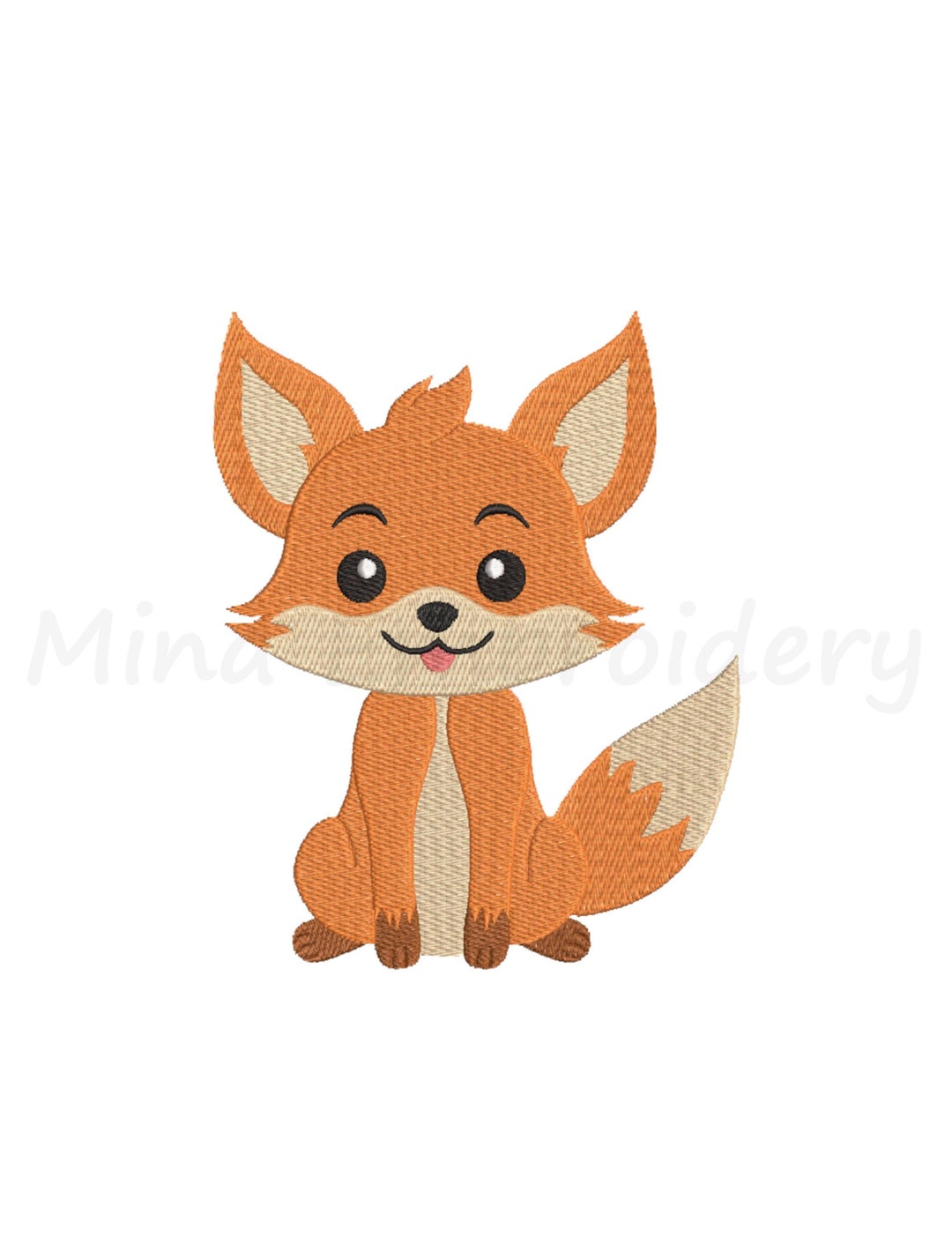 Baby Boy Fox Embroidery Design, Animal Embroidery Design, Machine ...