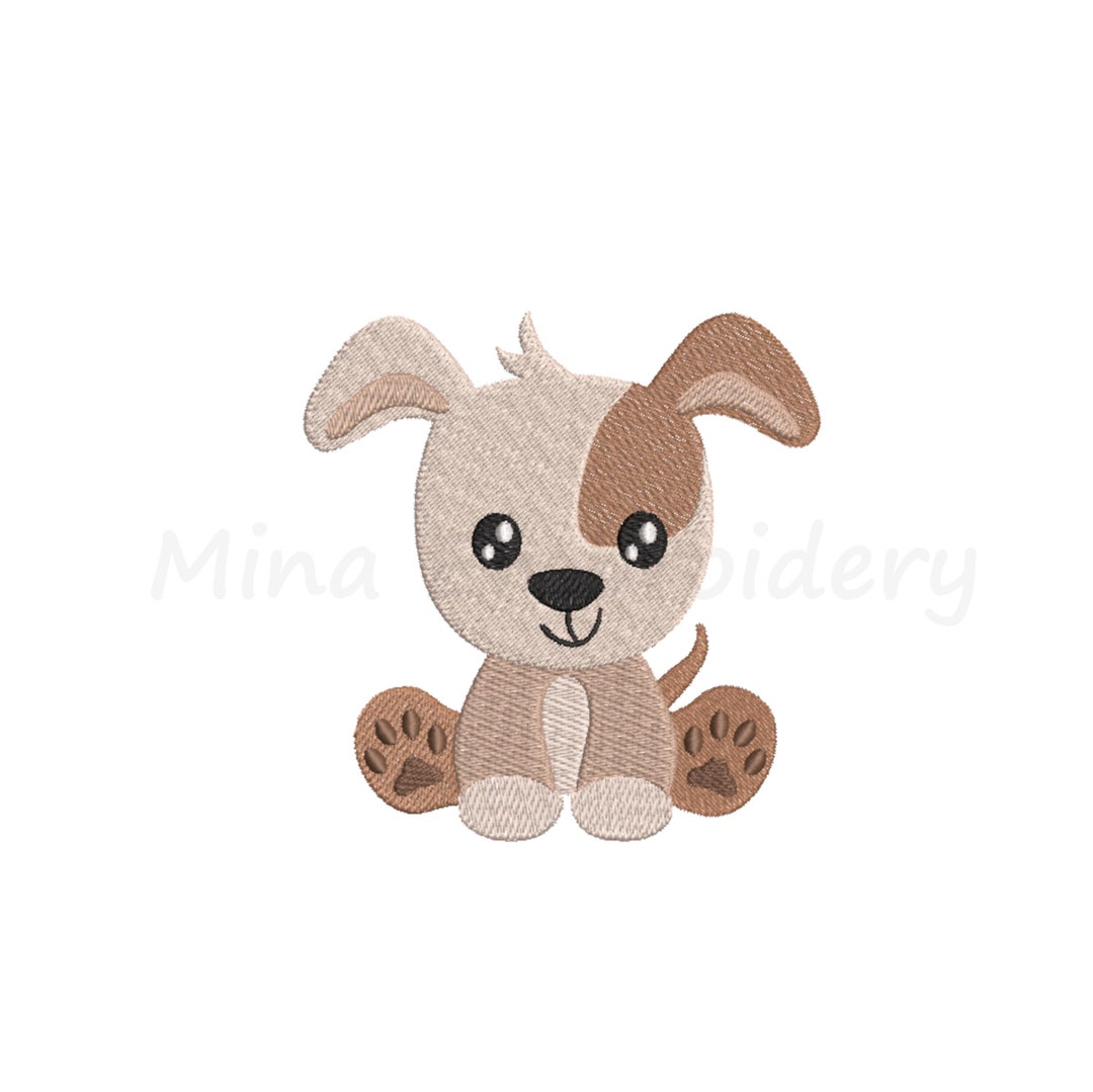 Puppy Embroidery Design, Animal Embroidery Design, Machine Embroidery ...