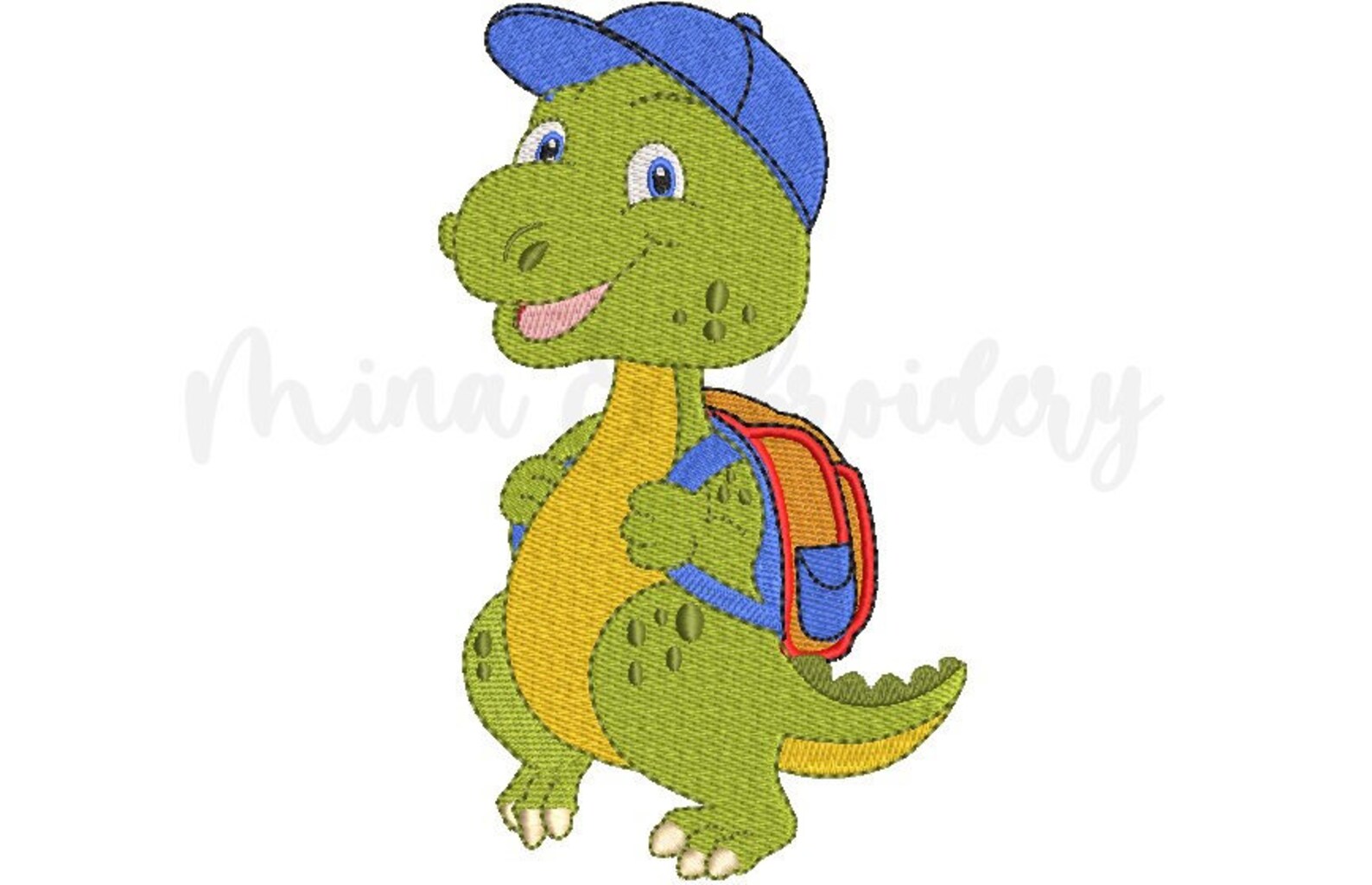 Baby Dinosaur Embroidery Design Animal Embroidery Design 4 - Etsy