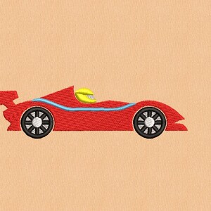 Race Car Embroidery Design, Sport Embroidery Design, Machine Embroidery ...