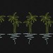 Palm Trees Embroidery Design Summer Beach Line Art Embroidery - Etsy