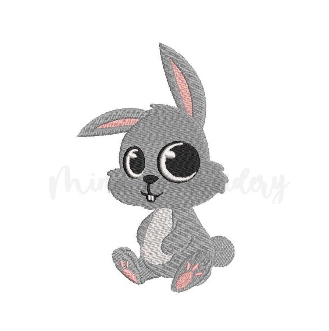 Baby Boy Bunny Embroidery Design, Animal Embroidery Design, Machine ...