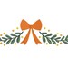 Floral Bow Frame Embroidery Design, Machine Embroidery Design, 6 Sizes ...