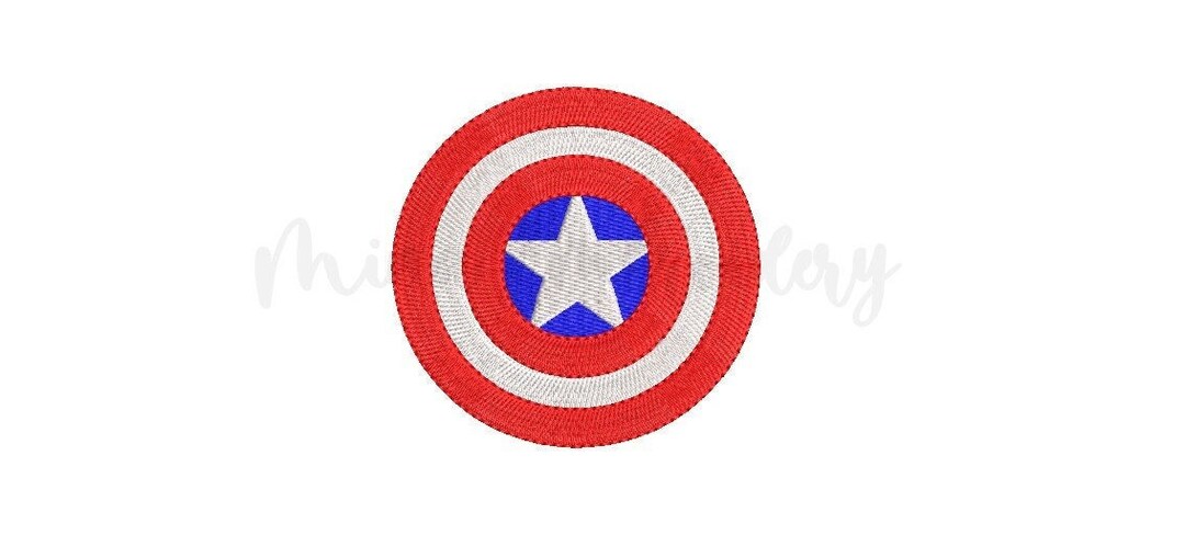 Captain America Embroidery Design, Patriotic Embroidery Design, Machine ...
