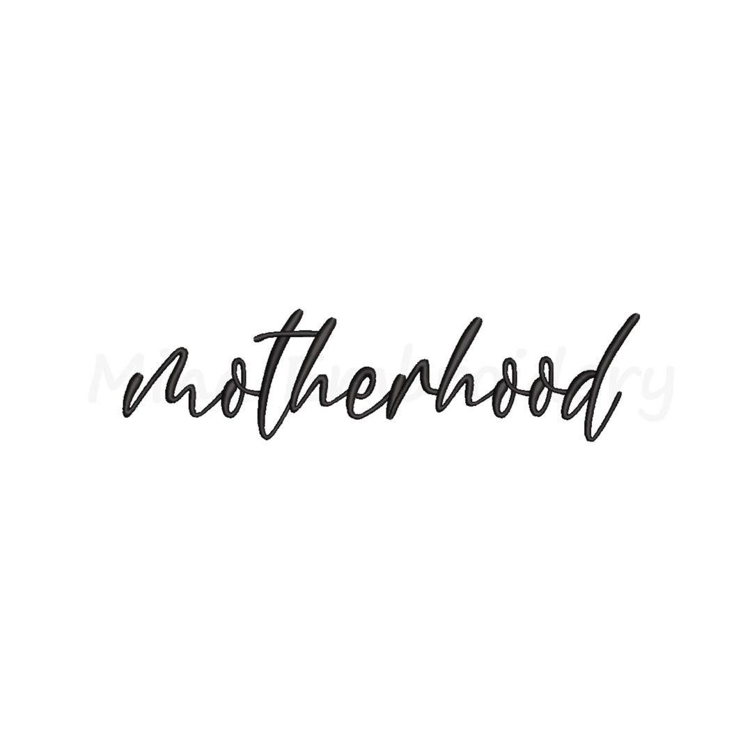 Mother Hood Embroidery Design, Mom Lİfe Embroidery, Machine Embroidery ...