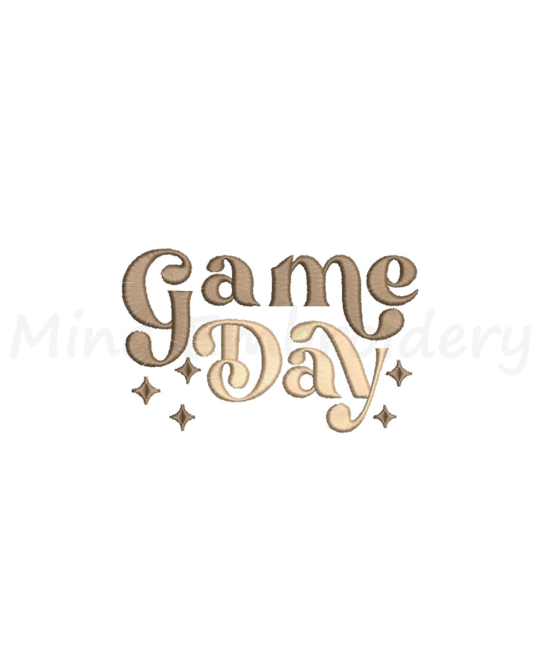 Game Day Embroidery Design, Sport Embroidery Design, Machine Embroidery ...