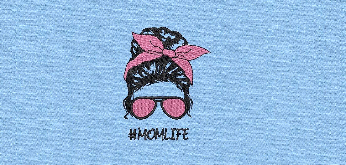 Mom Life Embroidery Design, Woman Embroidery Design, Machine Embroidery ...