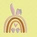 Easter Rainbow Embroidery Design, Boho Rainbow Embroidery Design ...