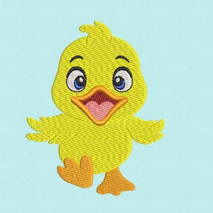 Baby Duck Embroidery Design: Animal Applique (4 Sizes) (instant ...