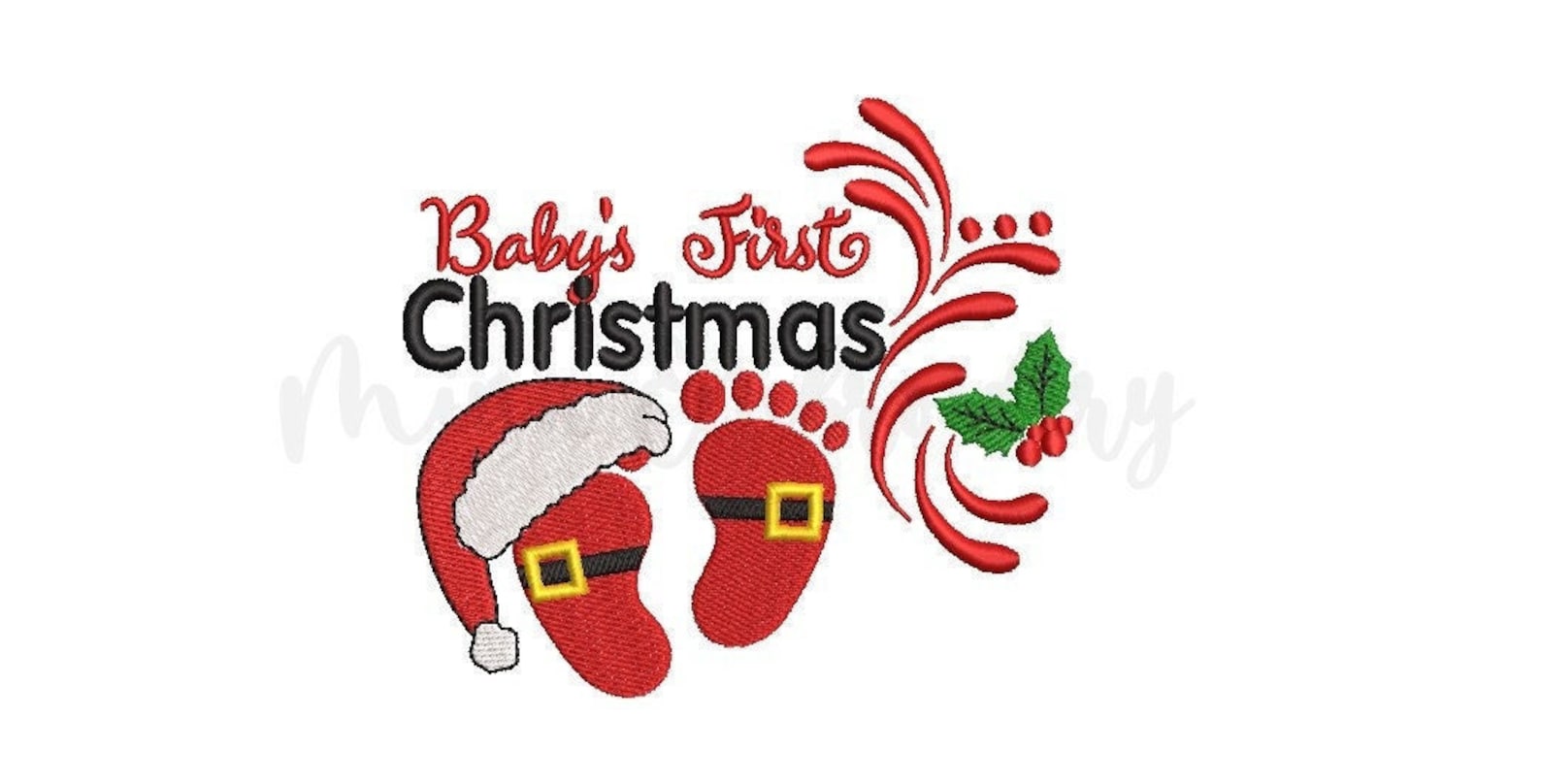 Baby's First Christmas Embroidery Design 1st Christmas - Etsy