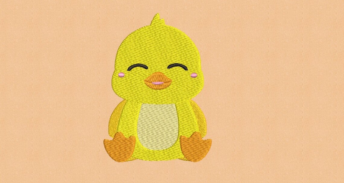 Baby Chick Embroidery Design Animal Embroidery Design - Etsy