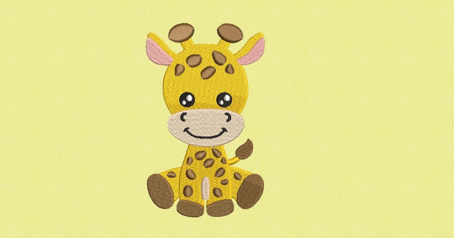 Cute Baby Giraffe Embroidery Design Animal Embroidery Design - Etsy