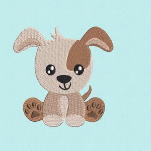 Puppy Embroidery Design, Animal Embroidery Design, Machine Embroidery ...