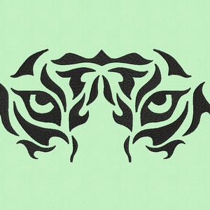 Tiger Face Embroidery Design, Animal Embroidery Design, Machine ...