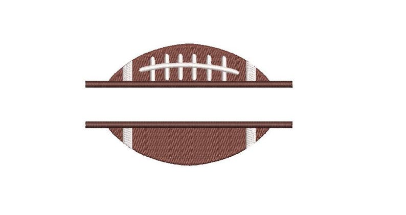 Split Football Embroidery Design, Sport Embridery Design, Machine ...