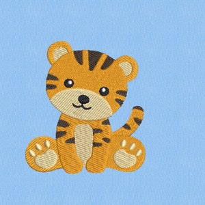 Cute Baby Tiger Embroidery Design, Animal Embroidery Design, Machine ...