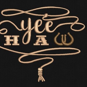 Yee Haw Embroidery Design, Western Embroidery Design, Machine ...