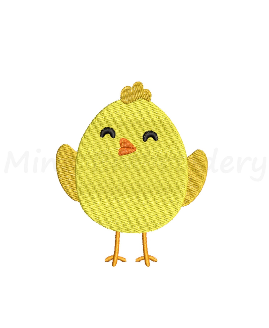 Cute Baby Chick Embroidery Design, Animal Embroidery Design, Machine ...