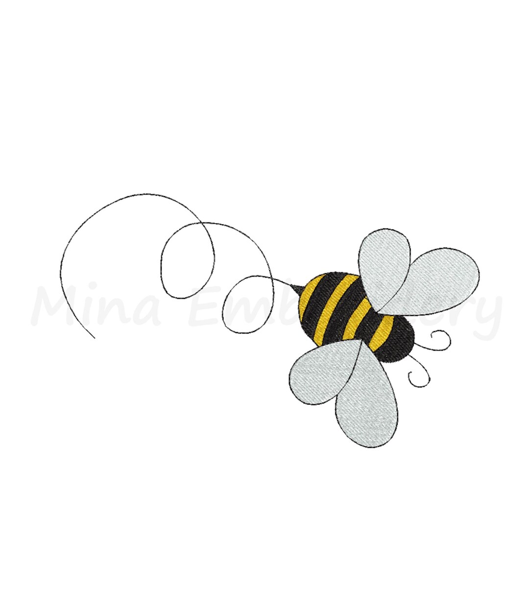Mini Bee Embroidery Design: 6 Sizes (instant Download) - Etsy