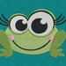 Cute Baby Girl Frog Embroidery Design, Animal Embroidery Design, 4 ...