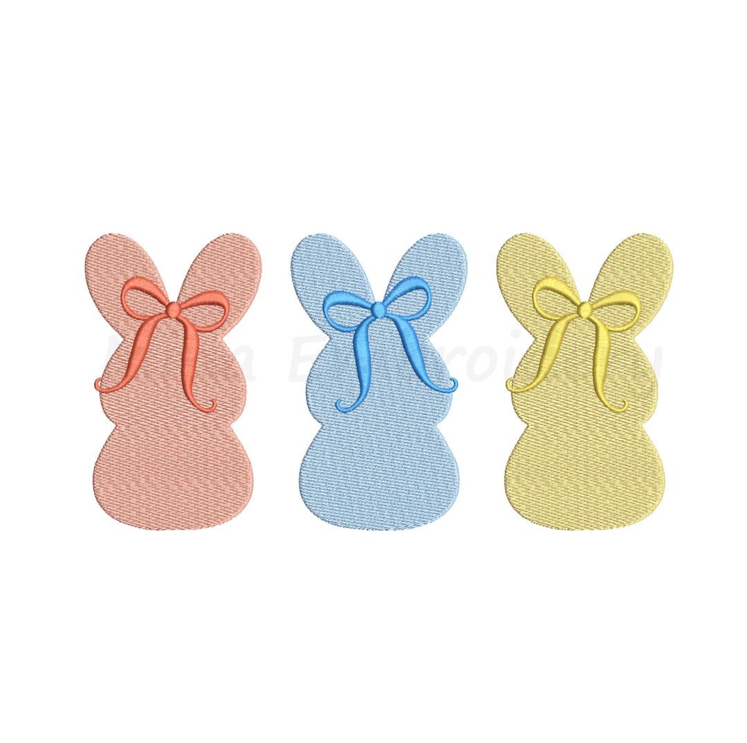Coquette Peeps Embroidery Design, Easter Embroidery Design, Machine ...