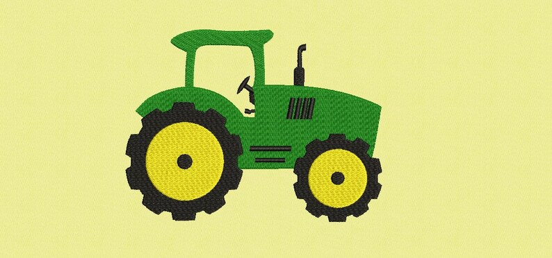 Farm Tractor Embroidery Design Machine Embroidery Design 5 - Etsy